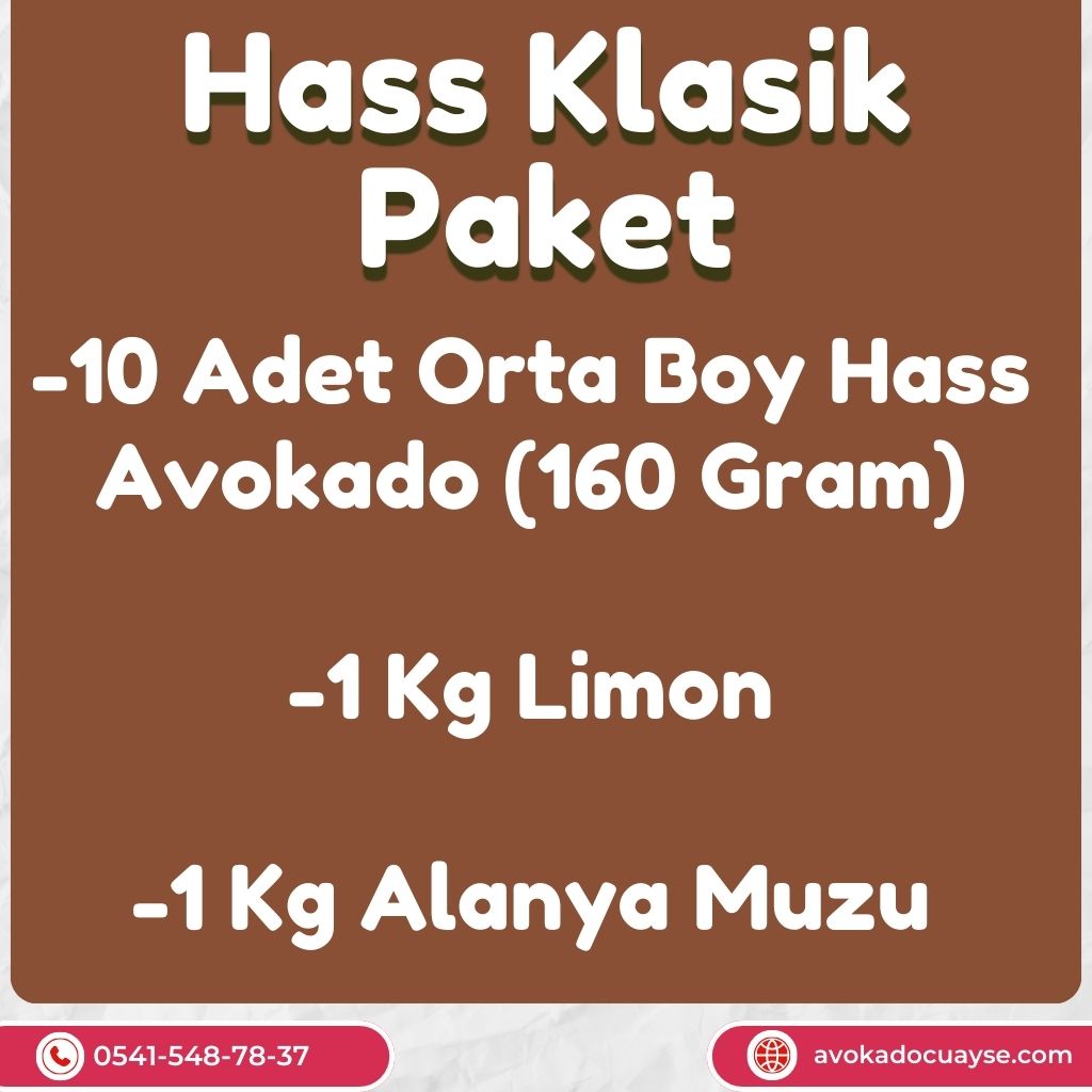 Hass Klasik Paket | Avokadocu Ayşe